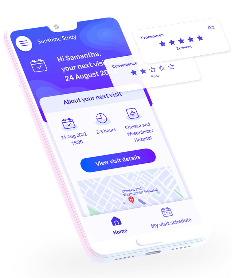App for patients on a clinical trial piloted by Cancer Research UK