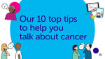 Our 10 top tips to help you talk about cancer
